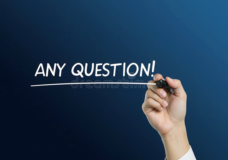 Any Question Handwriting Inspires Reflection and Forward Thinking ...