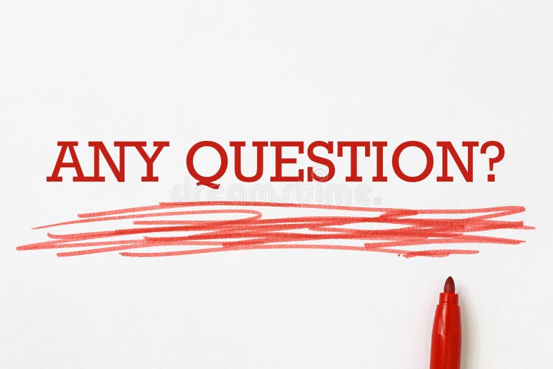 Any question on paper stock illustration. Illustration of assistance ...