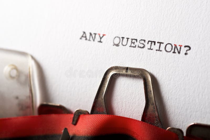 Any question? text stock photo. Image of phrase, rustic - 185466158
