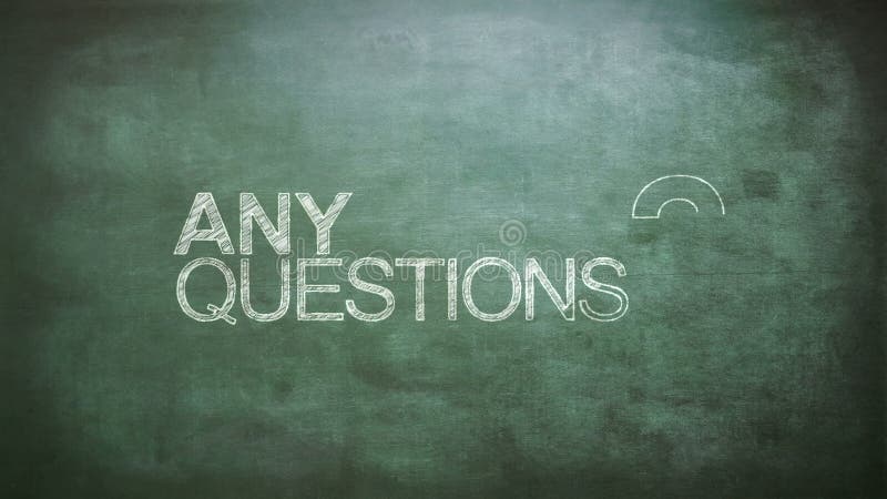 Any questions? stock video. Video of grey, thinking, generated - 66706939