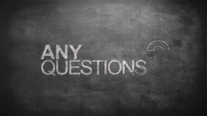 Any questions? stock video. Video of grey, thinking, generated - 66706939