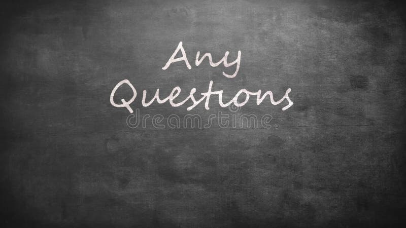 Any questions? stock video. Video of grey, thinking, generated - 66706939