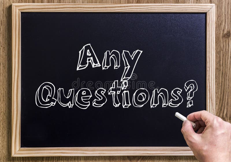 Any questions? stock image. Image of text, handwritten - 55205565