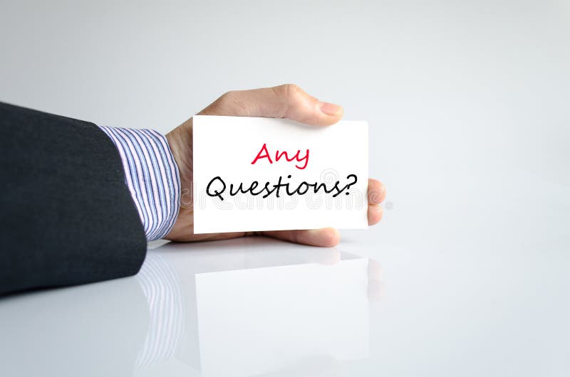 Any questions text concept stock photo. Image of lesson - 86600376