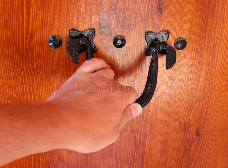 Anybody Home? stock image. Image of close, signal, knock - 165003