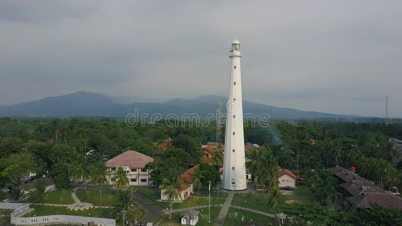 Anyer Banten Lighthouse West Java Stock Footage - Video of beach ...