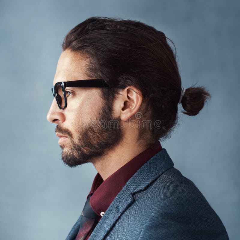 The Power of Beards is Undeniable. Studio Shot of a Handsome Young Man ...