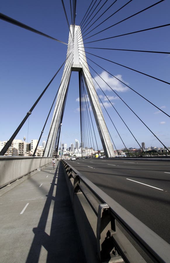 Anzac Bridge editorial image. Image of traffic, transport - 1778855