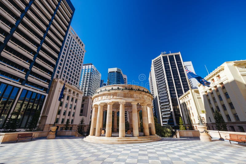 ANZAC Square in Brisbane Australia Editorial Stock Image - Image of ...