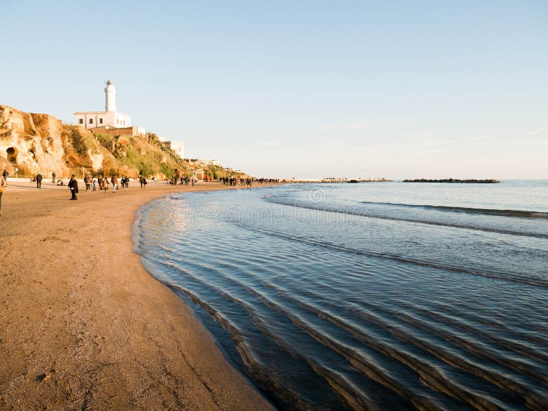Anzio Beach View at Daytime Editorial Image - Image of beautiful ...