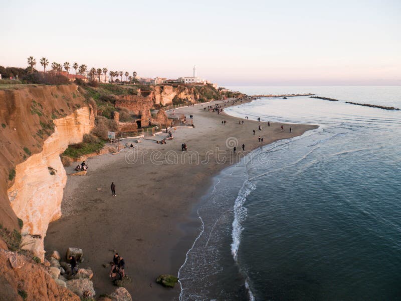Anzio Beach View at Daytime Stock Photo - Image of town, clear: 240719182