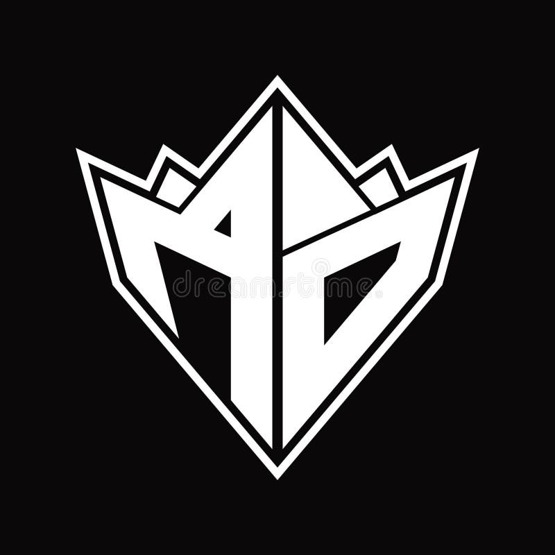 AO Logo Monogram Design Template Stock Vector - Illustration of ...