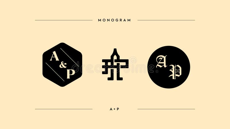 Interlocking Monogram Letters Stock Illustrations – 179 Interlocking ...