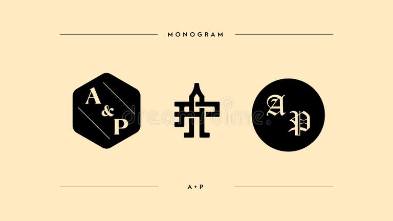 Interlocking Monogram Letters Stock Illustrations – 179 Interlocking ...