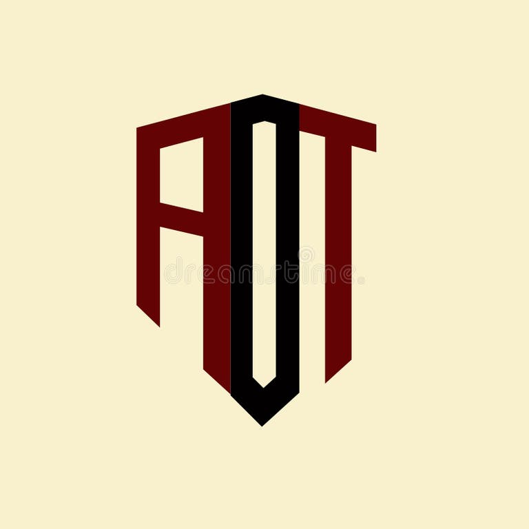 AOT Creative Minimalist Letter Logo. AOT Unique Vector Initials ...