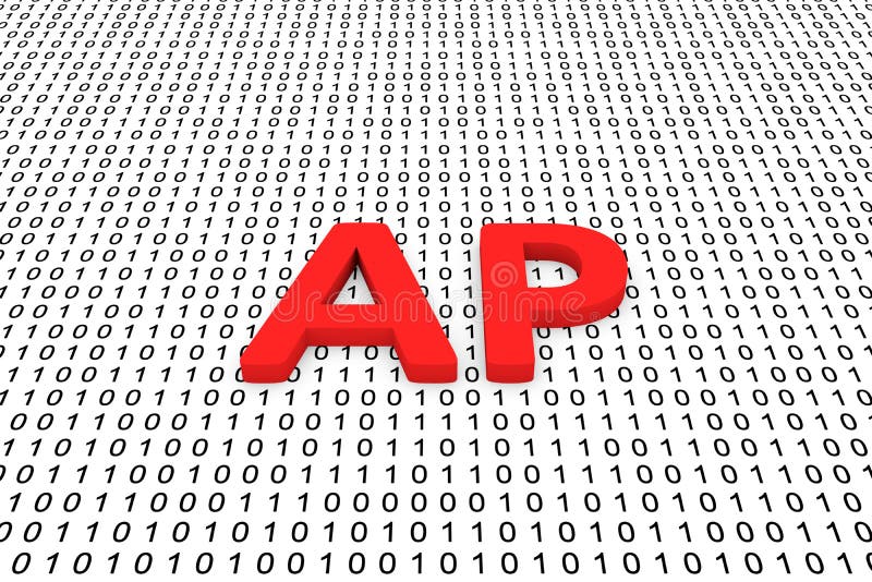 AP stock illustration. Illustration of code, render, point - 90476383