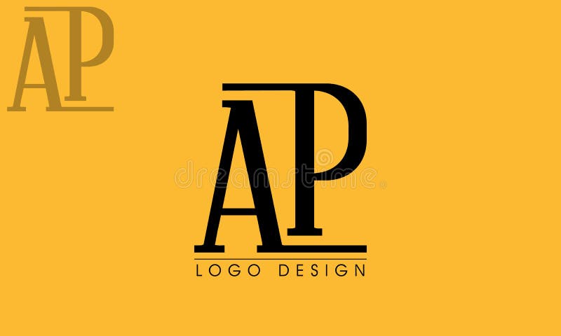 AP. Monogram of Two Letters a&P. Luxury, Simple, Minimal and Elegant AP ...