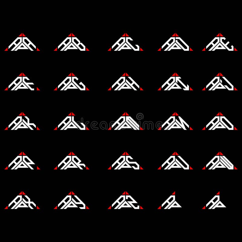 APA To APZ Letter Logo Creative Design with Vector Graphic, APA To APZ ...