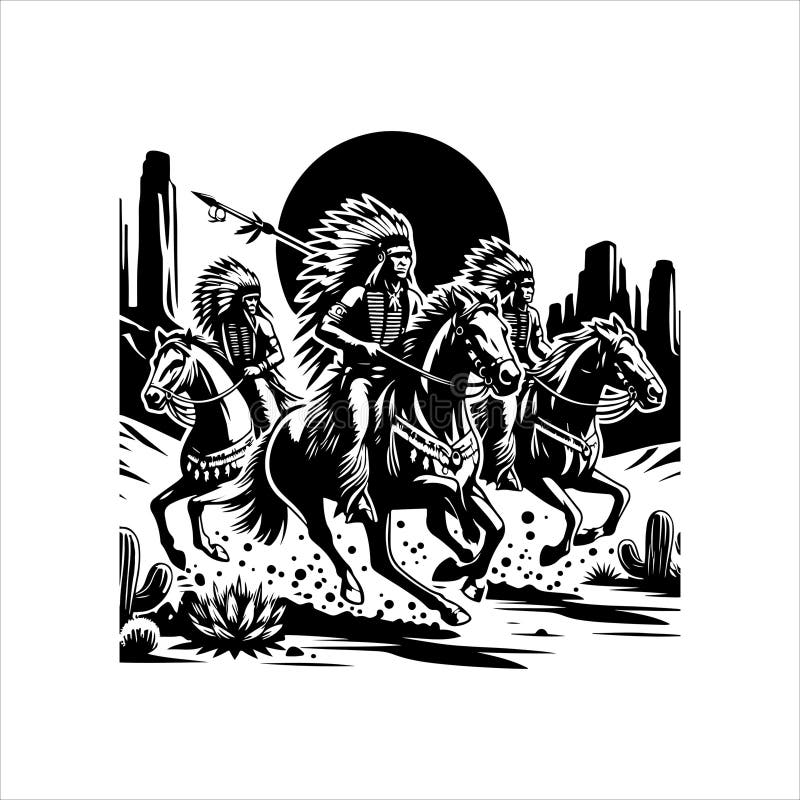 Apache Culture in Black and White – Traditional and daily Life Scenes ...