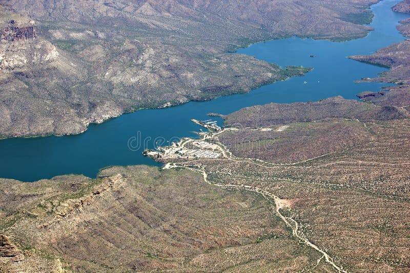 Apache Lake stock photo. Image of rugged, water, canyon - 32755024