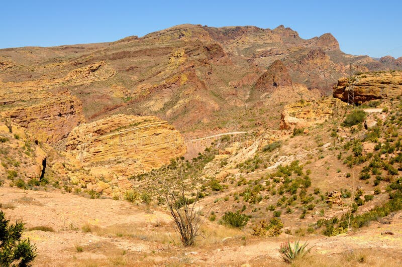 Apache Trail Arizona stock photo. Image of travel, mounntains - 278086712