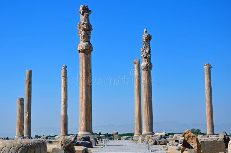 Apadana palace stock image. Image of apadana, remains - 34891713