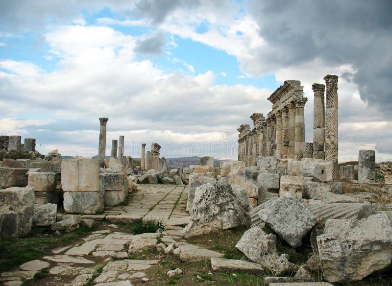 Apamea, Syria stock photo. Image of archaeology, cardo - 26077506