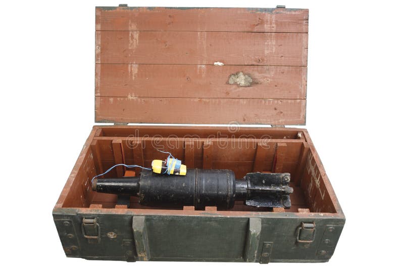 Aparato Explosivo Improvisado IED Del Proyectil Del Tanque Foto de ...