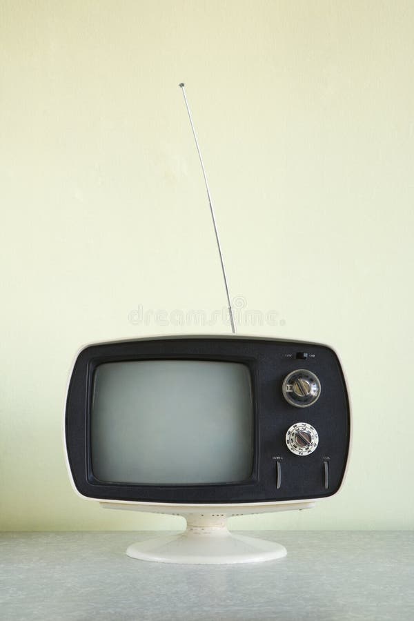 Aparelho De Televisão Do Vintage. Foto de Stock - Imagem de colheita ...