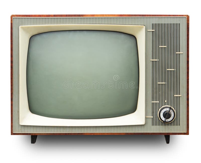 Aparelho De Televisão Do Vintage Foto de Stock - Imagem de quadro ...