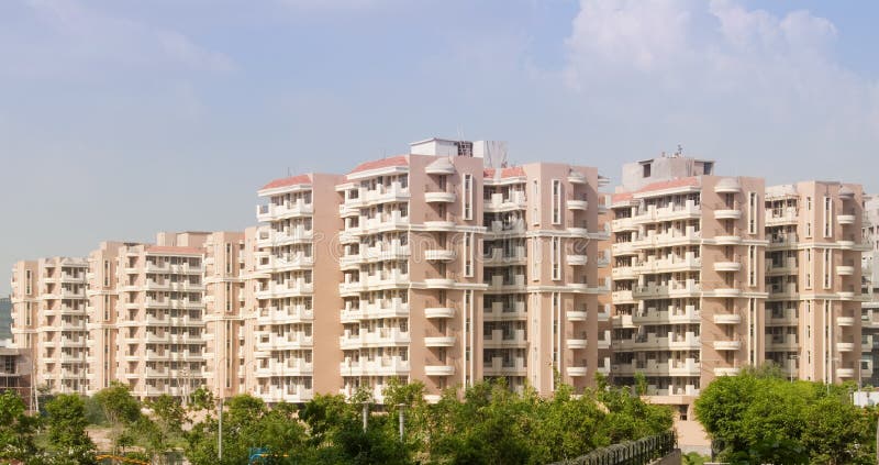 Apartment Block stock image. Image of highrise, urban - 11431585