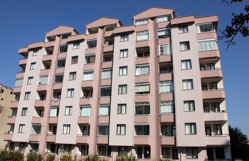 Apartment block stock image. Image of apartment, city - 22860157