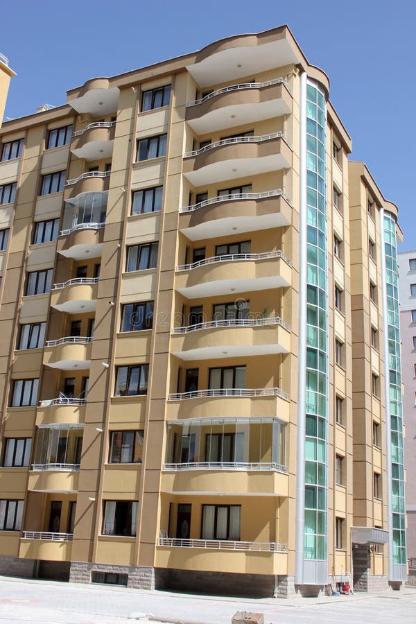 Apartment block stock photo. Image of architecture, complex - 23819044