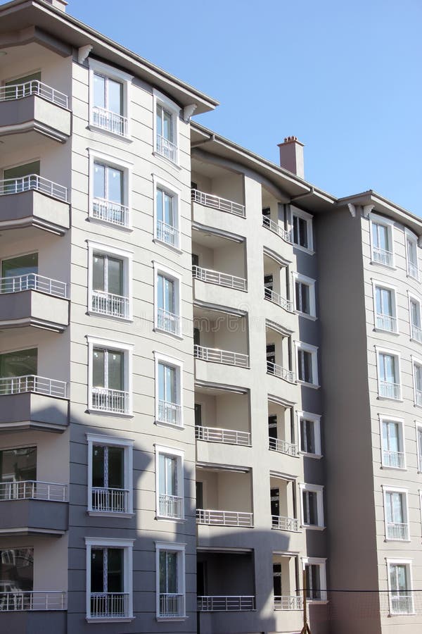 Apartment block stock photo. Image of lodging, lifestyle - 23819216