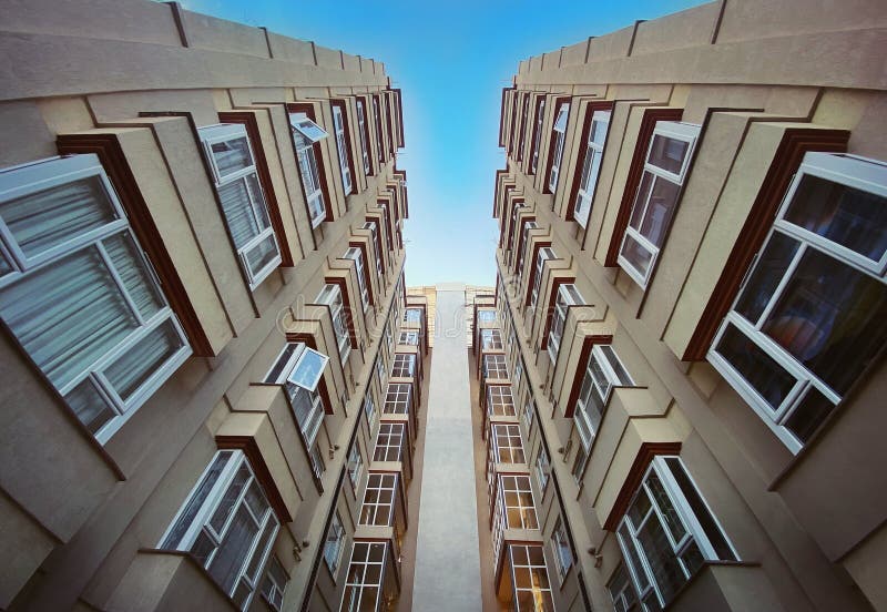 Apartment block stock image. Image of property, apartment - 253617703