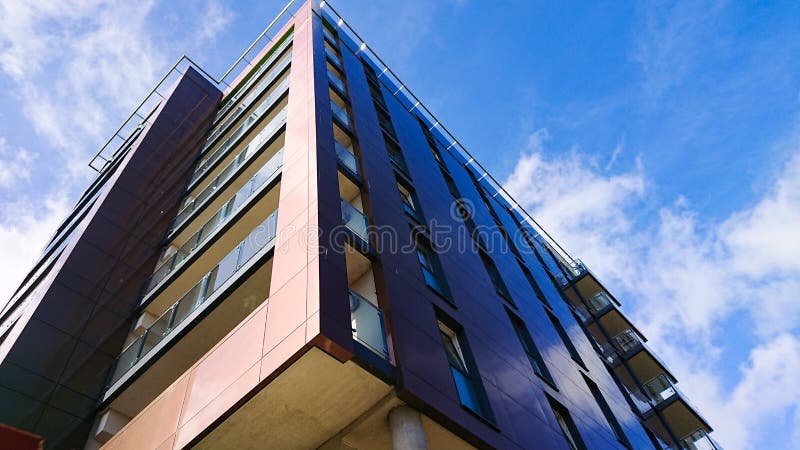 Apartment Block stock image. Image of view, apartment - 139629675