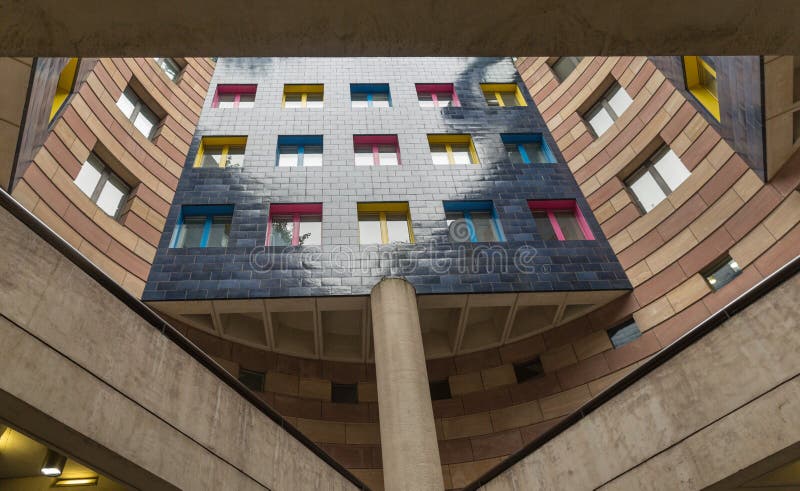 Apartment Block in the City of London Stock Photo - Image of block ...