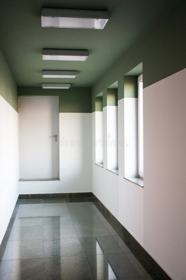 Block corridor stock photo. Image of beautiful, concrete - 123869776
