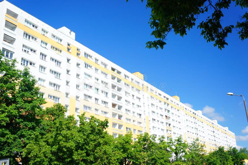 Apartment block stock photo. Image of green, block, exterior - 40974386