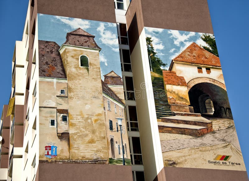 Apartment Building editorial stock photo. Image of side - 26678473