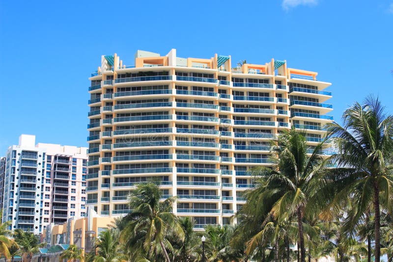 Tropical Apartment Building Stock Image - Image of building, generic ...