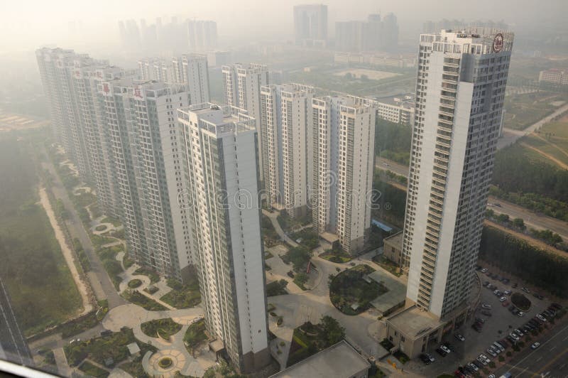 Apartment Building Complex in Yantai China Editorial Stock Image ...