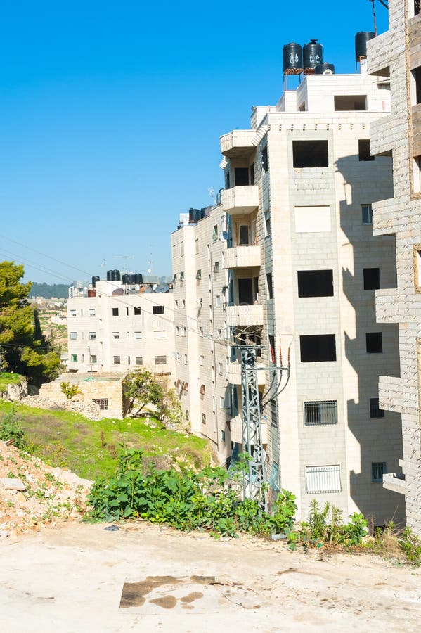 Apartment Building Construction Stock Photo - Image of bethlehem ...