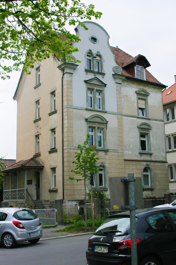 Apartment Building Decorative Facade Constance Germany Stock Photos ...