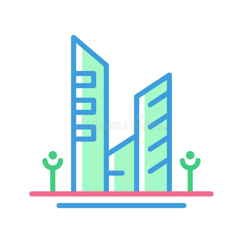 Apartment Building Icon, Modern Flat Design Color Sign Vector Stock ... Apartment Building Icon, Modern Flat Design Color Sign Vector Stock ...