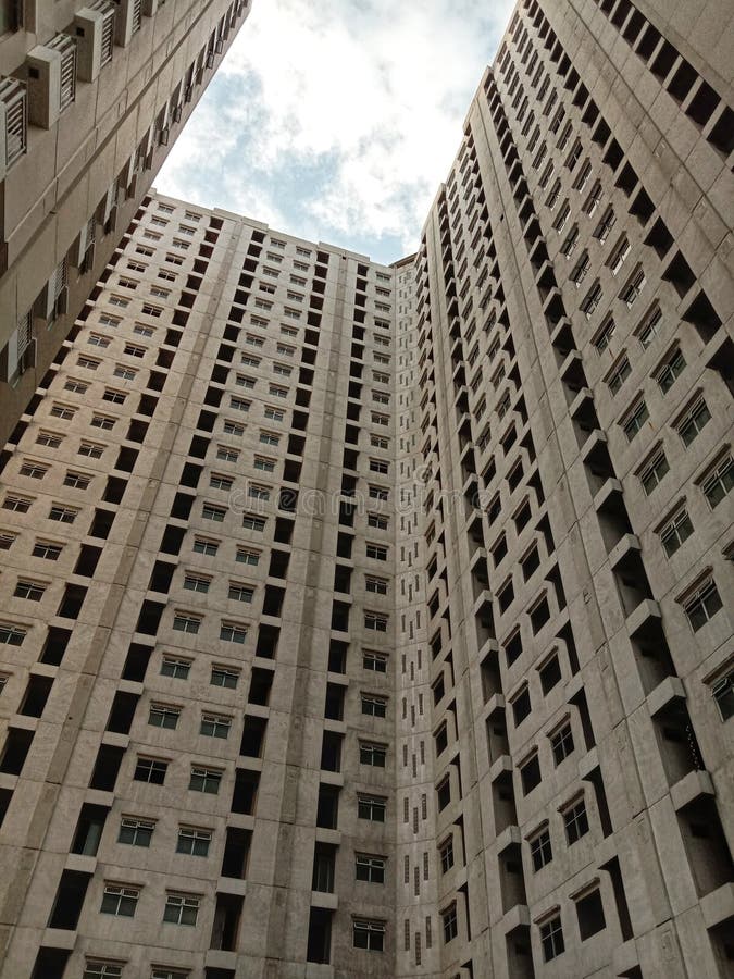 Apartment Building in the Middle of Jakarta Stock Image - Image of ...