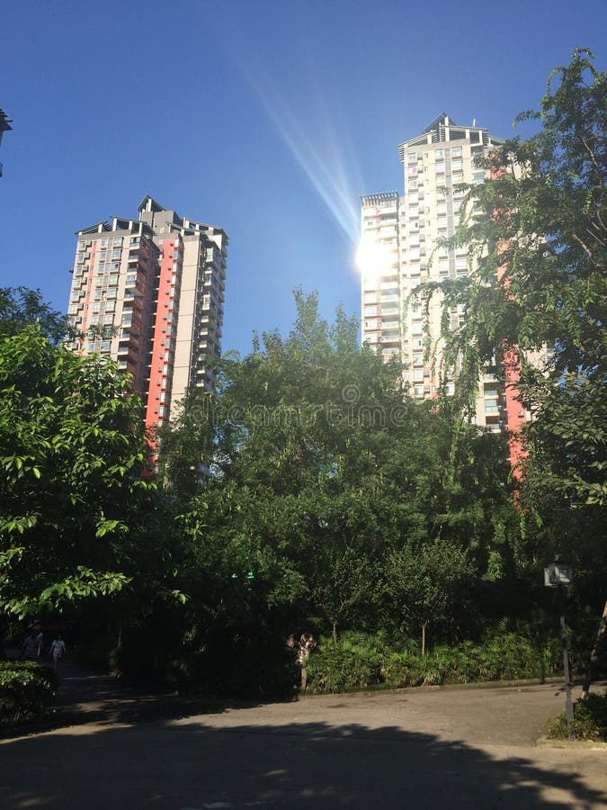 Apartment building stock image. Image of exterior, landmark - 42644717