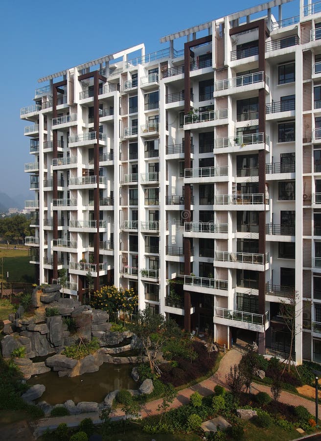 Apartment Building,Villa stock photo. Image of crazy - 22070784