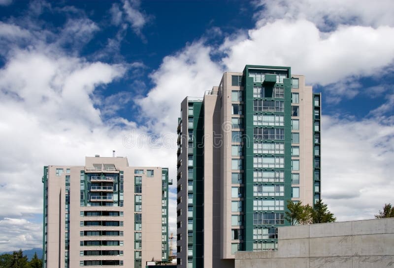 Apartment buildings stock image. Image of stairs, block - 885409