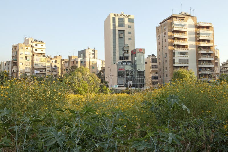 Apartment Buildings, Lebanon Editorial Stock Image - Image of bloc ...
